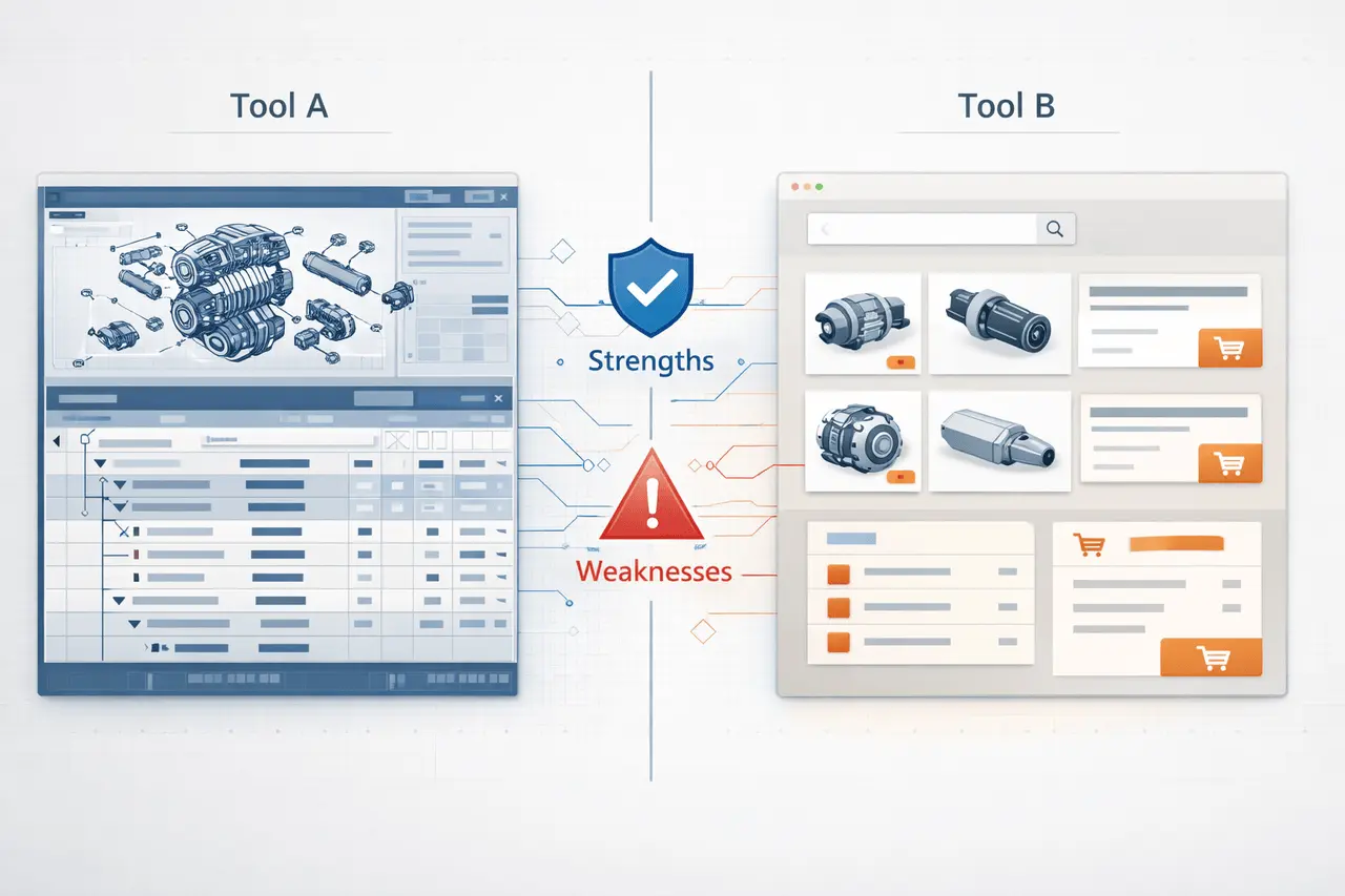 Electronic Parts Catalogue (EPC) Comparison: Tool A vs Tool B